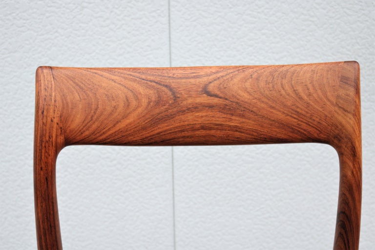 Danish Modern Niels Otto Moller Model 77 Rosewood Dining Side Chairs, a ...