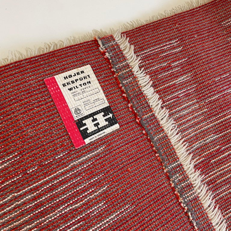 Danish Modern Pop Art Wool Rya Rug by Hojer Eksport Wilton, 1960s ...