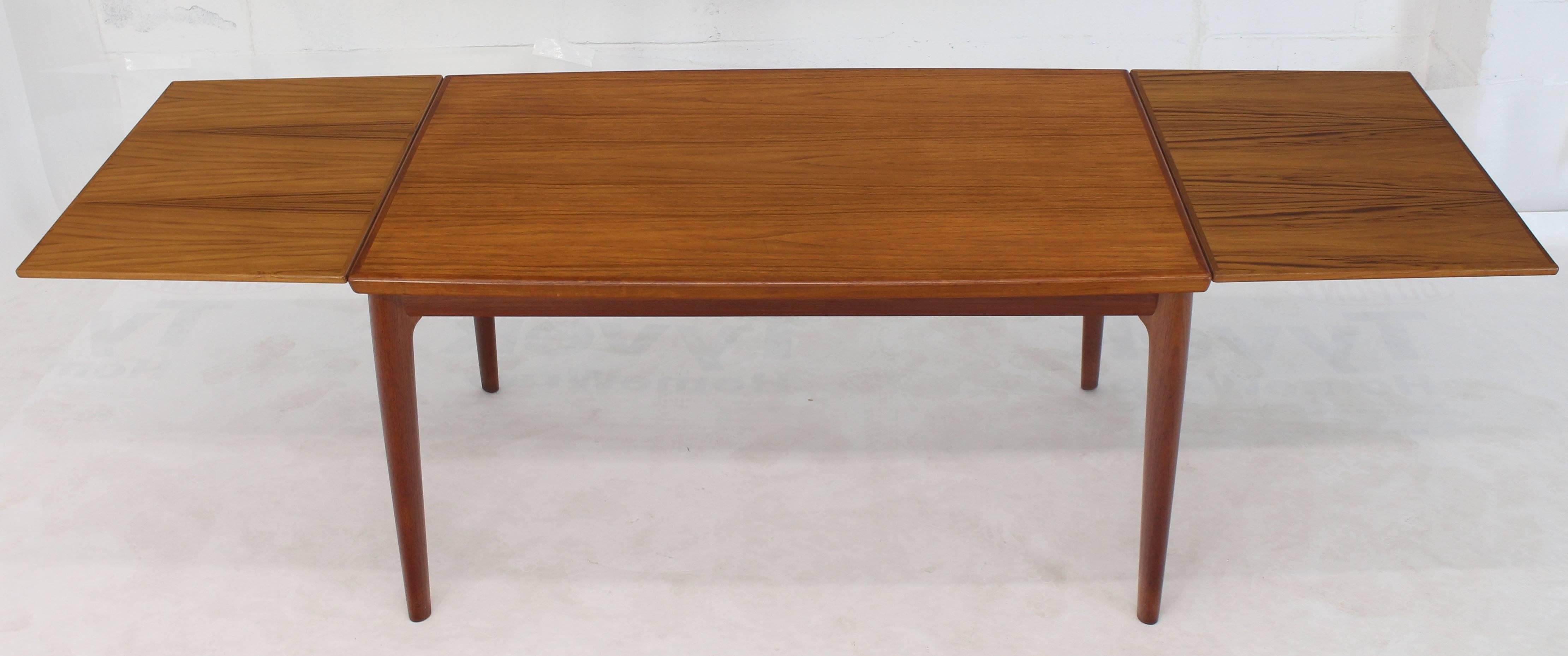 Danish Modern Rectangular Boat Shape Refectory Dining Table at 1stDibs ...