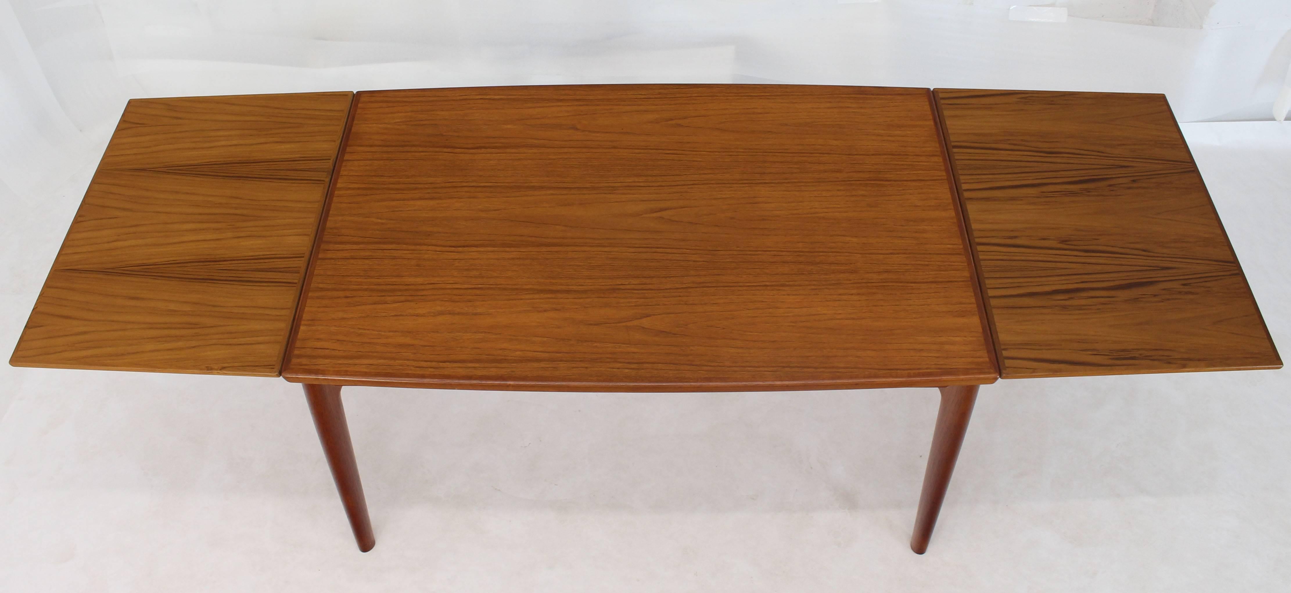 Danish Modern Rectangular Boat Shape Refectory Dining Table at 1stDibs ...