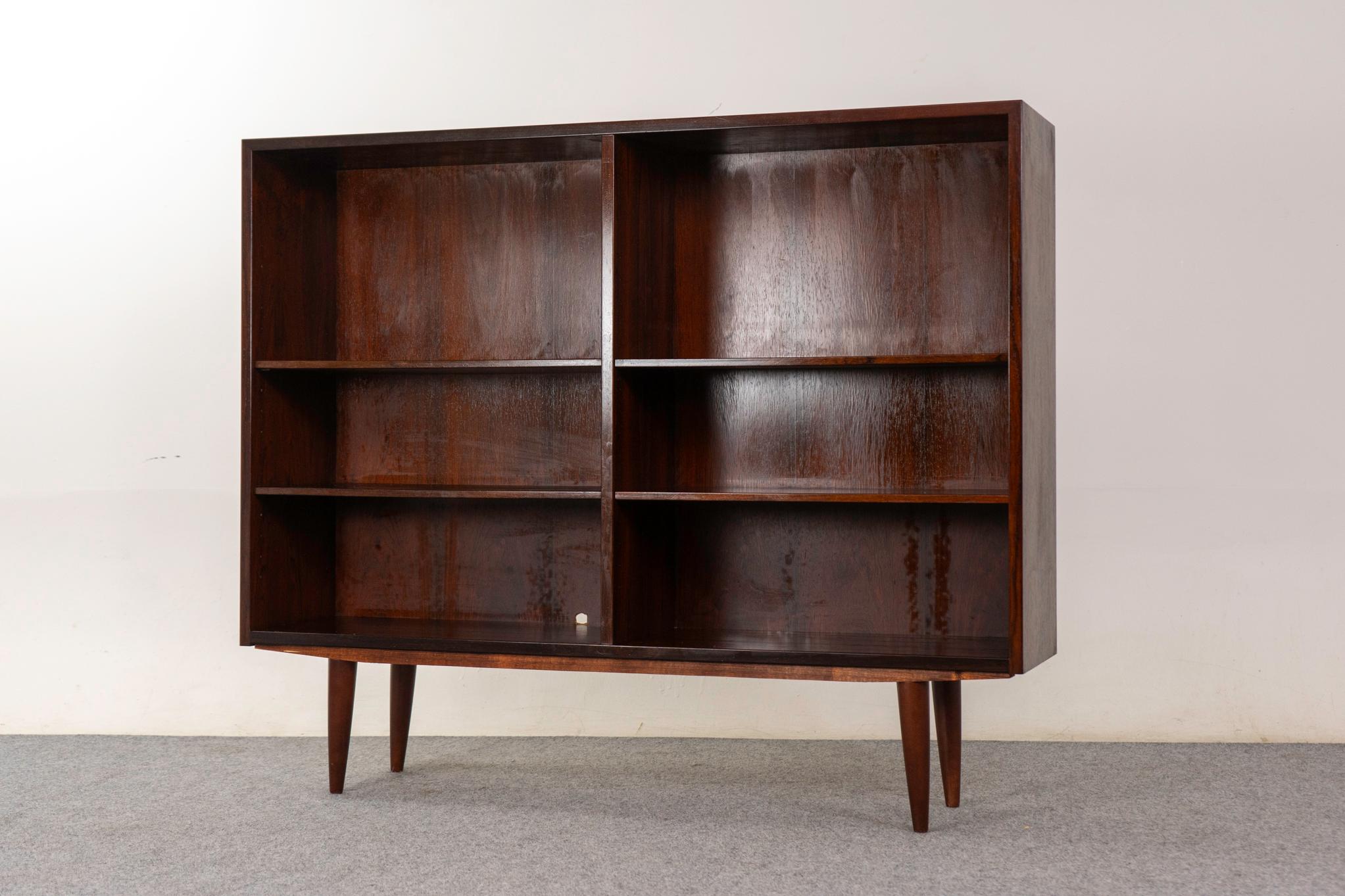 Danish Modern Rosewood Bookcase by Omann Jun For Sale at 1stDibs