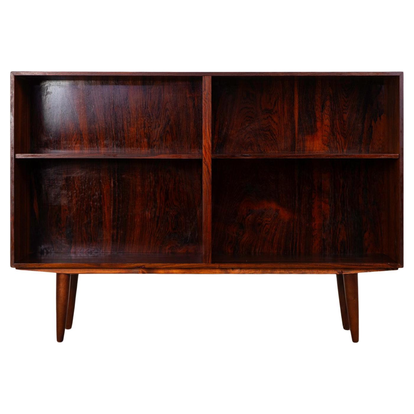 Danish Modern Rosewood Bookcase For Sale at 1stDibs