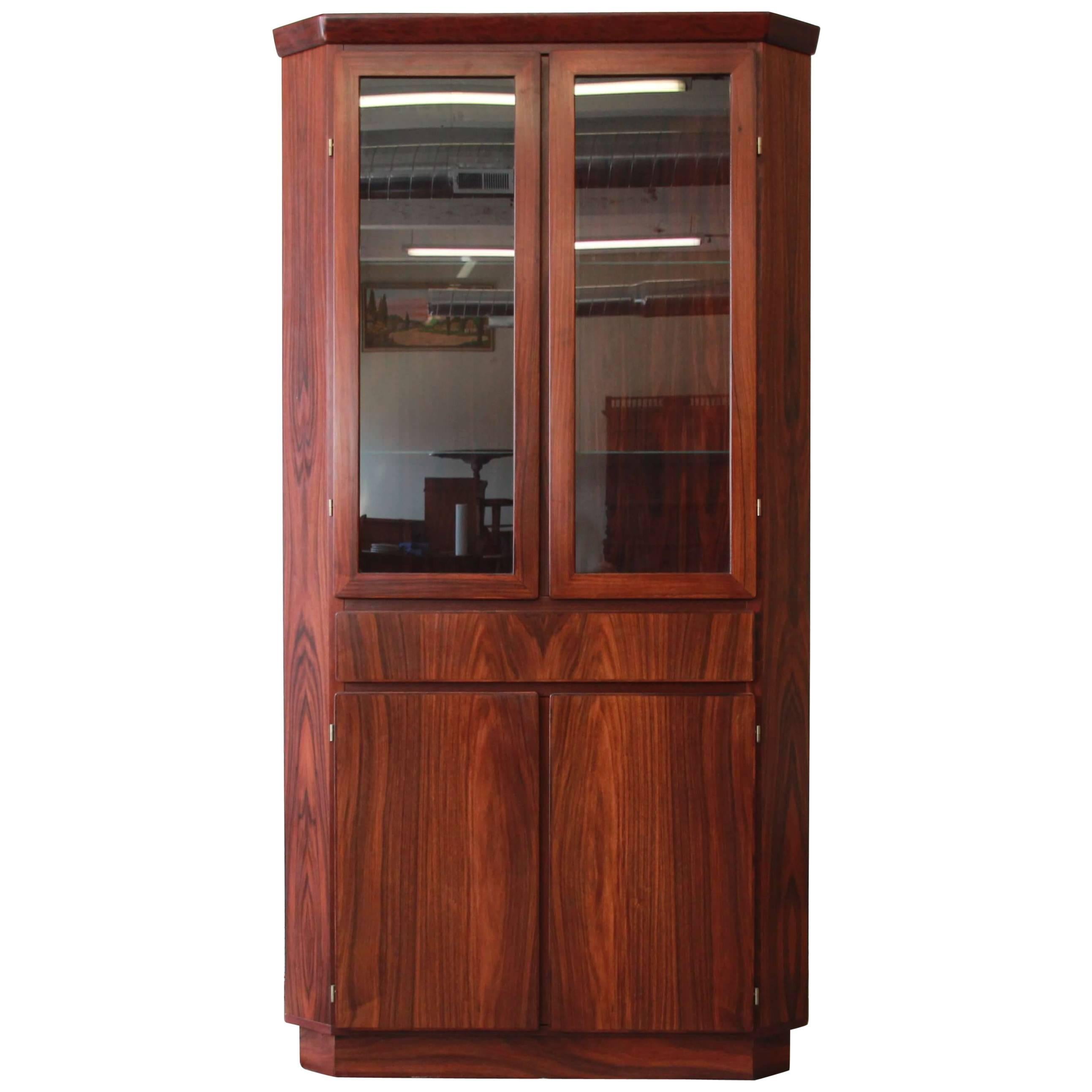 Danish Modern Rosewood Corner Cabinet by Skovby at 1stDibs | skovby ...