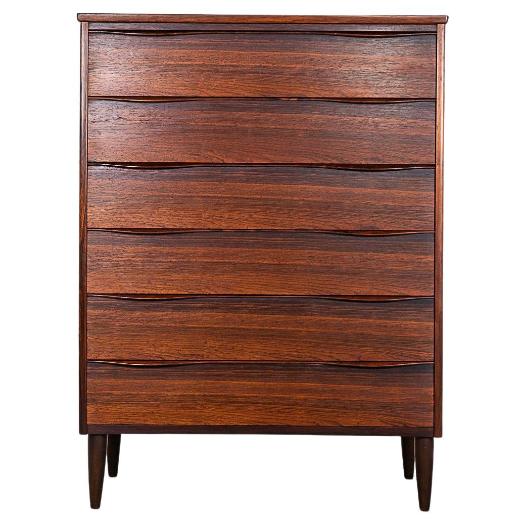 Vintage Danish Mid Century Modern Rosewood Lowboy Dresser For Sale at ...