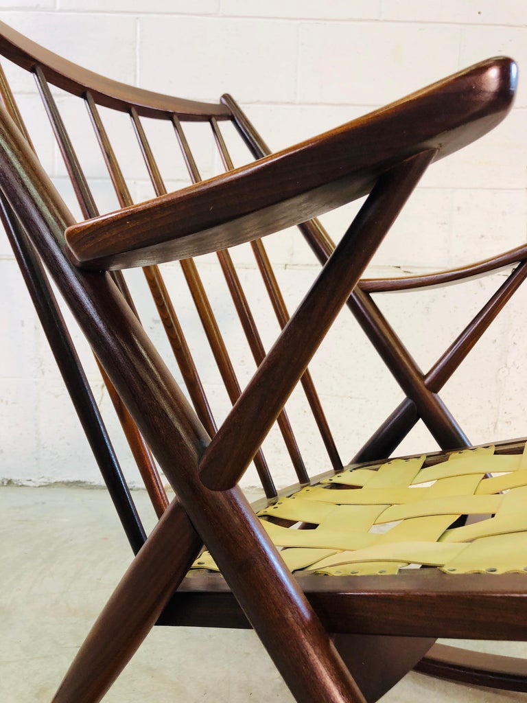 Danish Modern Rosewood Rocking Chair by Frank Reenskaug for Brahmin ...