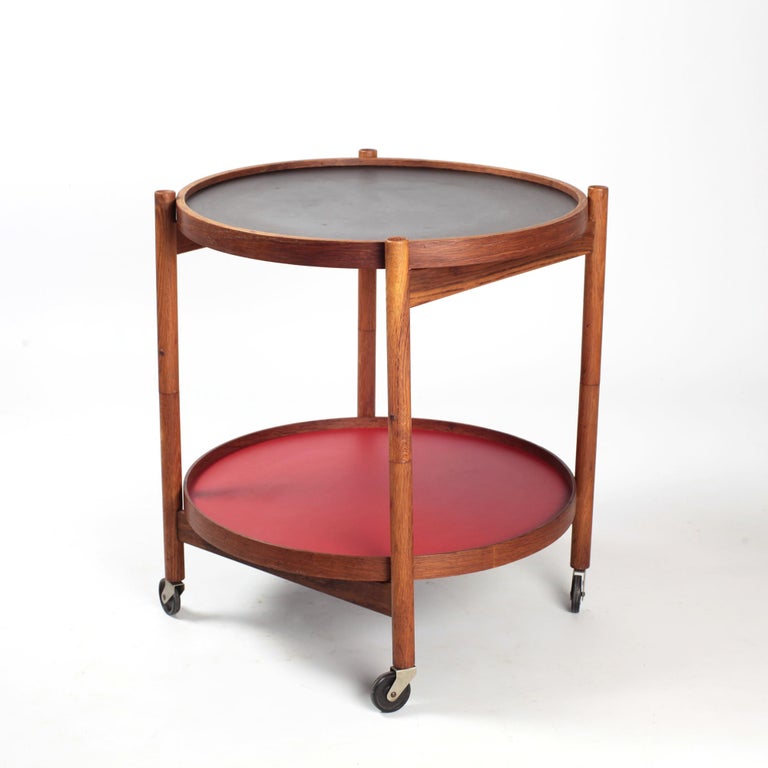 Danish Modern Serving Bar Cart by Hans Bolling for Torben Orskov ...