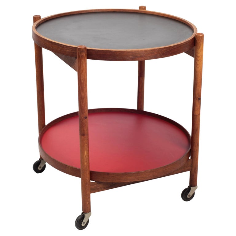 Danish Modern Serving Bar Cart by Hans Bolling for Torben Orskov ...