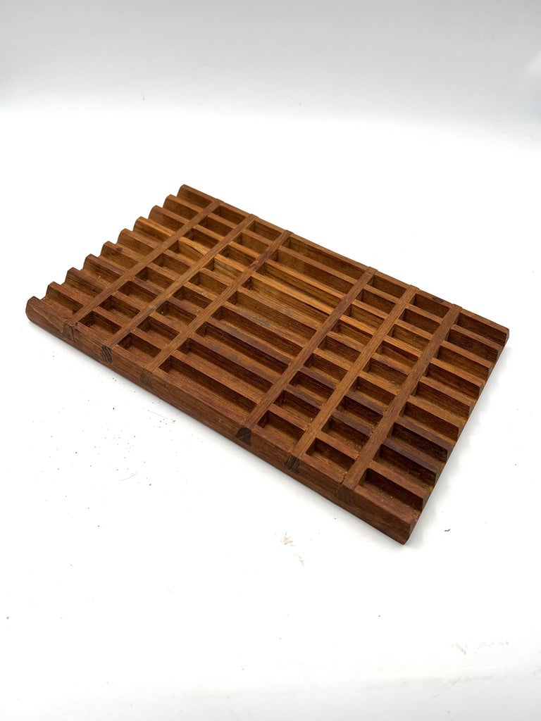 Danish Modern Solid Teak Rare Dansk Trivet Hot Plate by Quistgaard ...