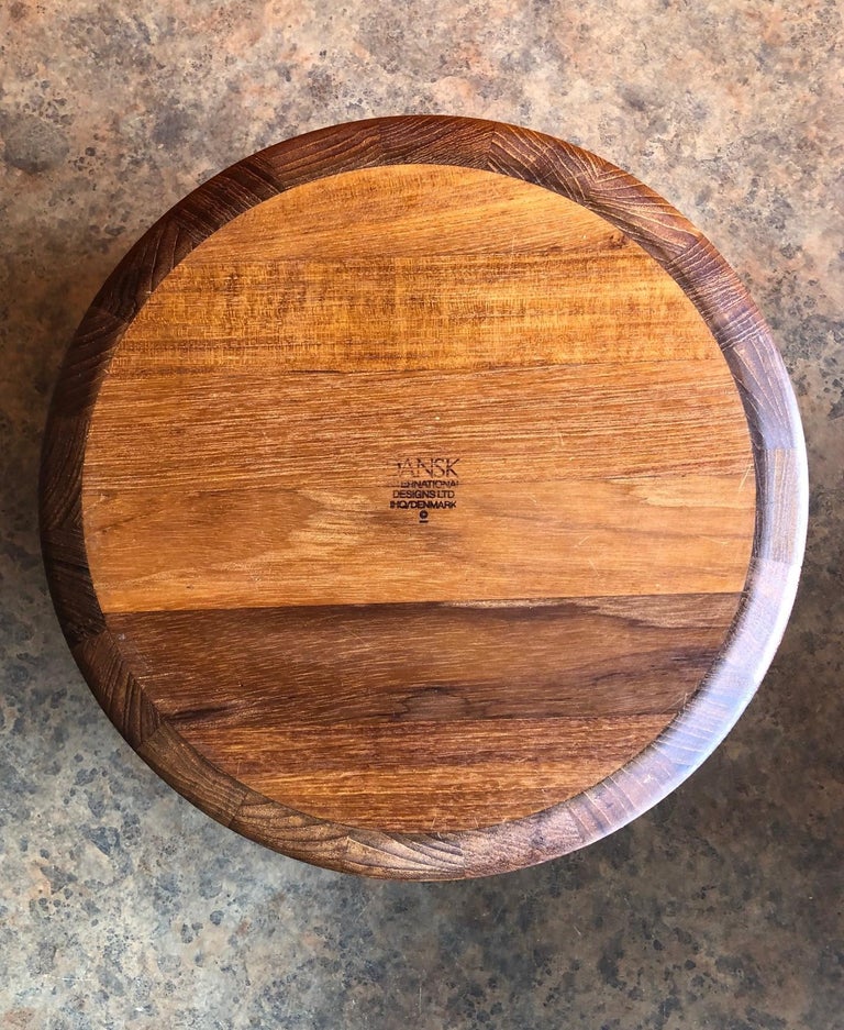 Danish Modern Staved Teak Bowl by Jens Quistgaard for Dansk For Sale at ...
