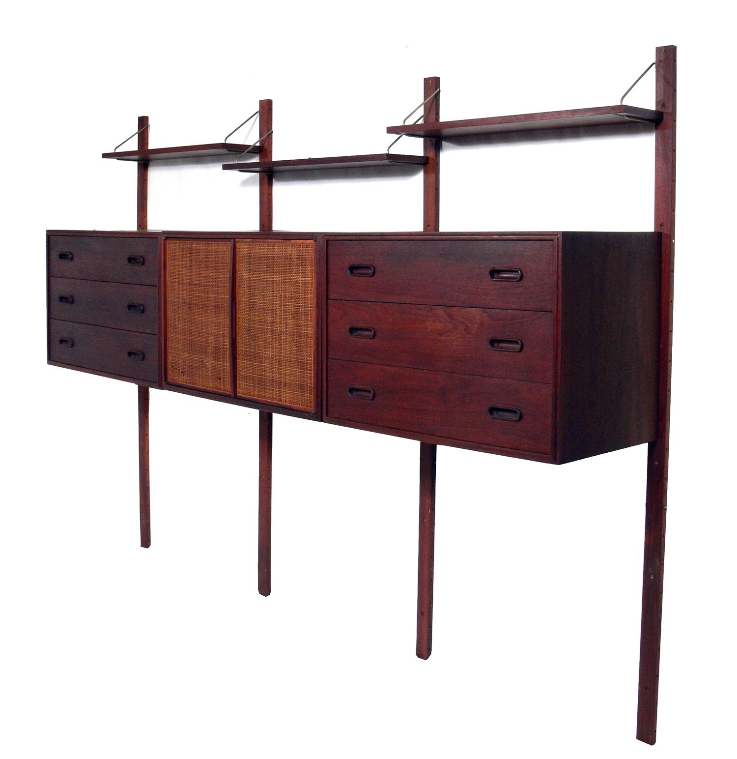 Danish Modern Style Wall Unit by Founders at 1stDibs | founders wall unit