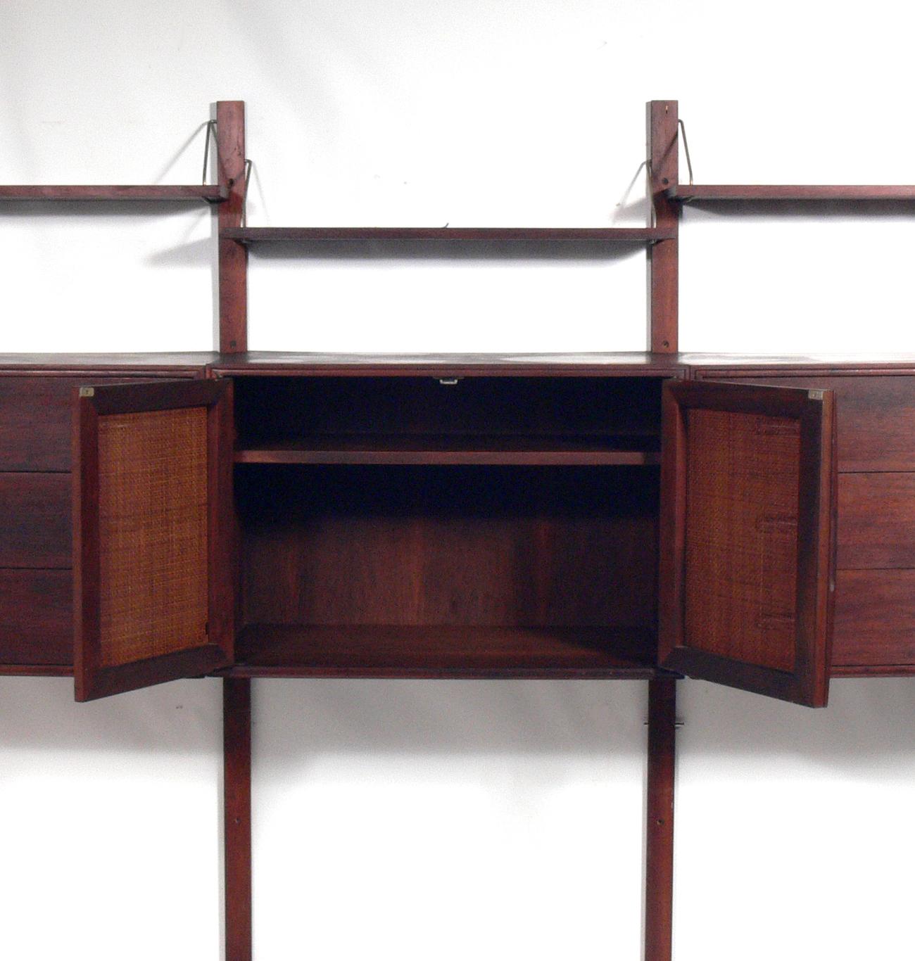 Danish Modern Style Wall Unit by Founders at 1stDibs | founders wall unit