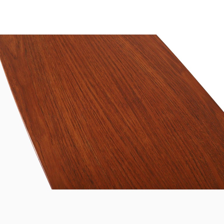 Danish Modern Teak and Oak Coffee Table For Sale at 1stDibs