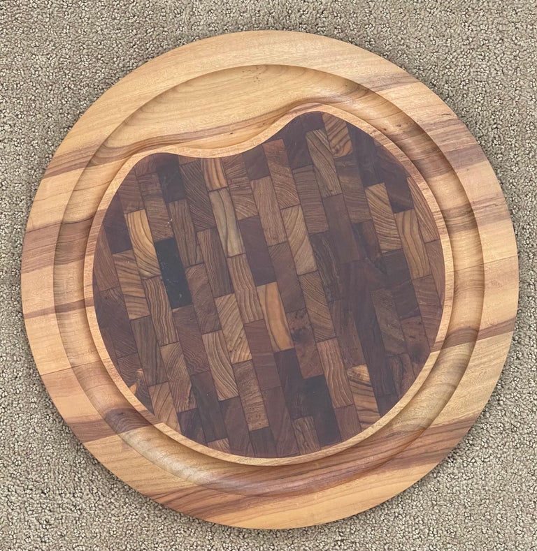Danish Modern Teak Butcher Block Cutting Board by Jens Quistgaard for ...