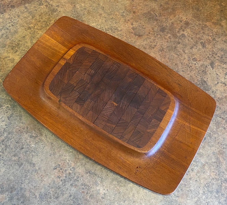 Danish Modern Teak Butcher Block Cutting Board by Jens Quistgaard for ...