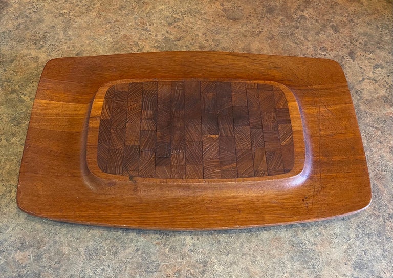 Danish Modern Teak Butcher Block Cutting Board by Jens Quistgaard for ...
