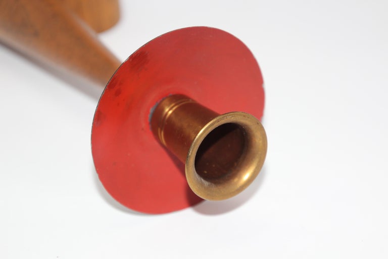 Danish Modern Teak Candleholder, Rude Osolnik at 1stDibs
