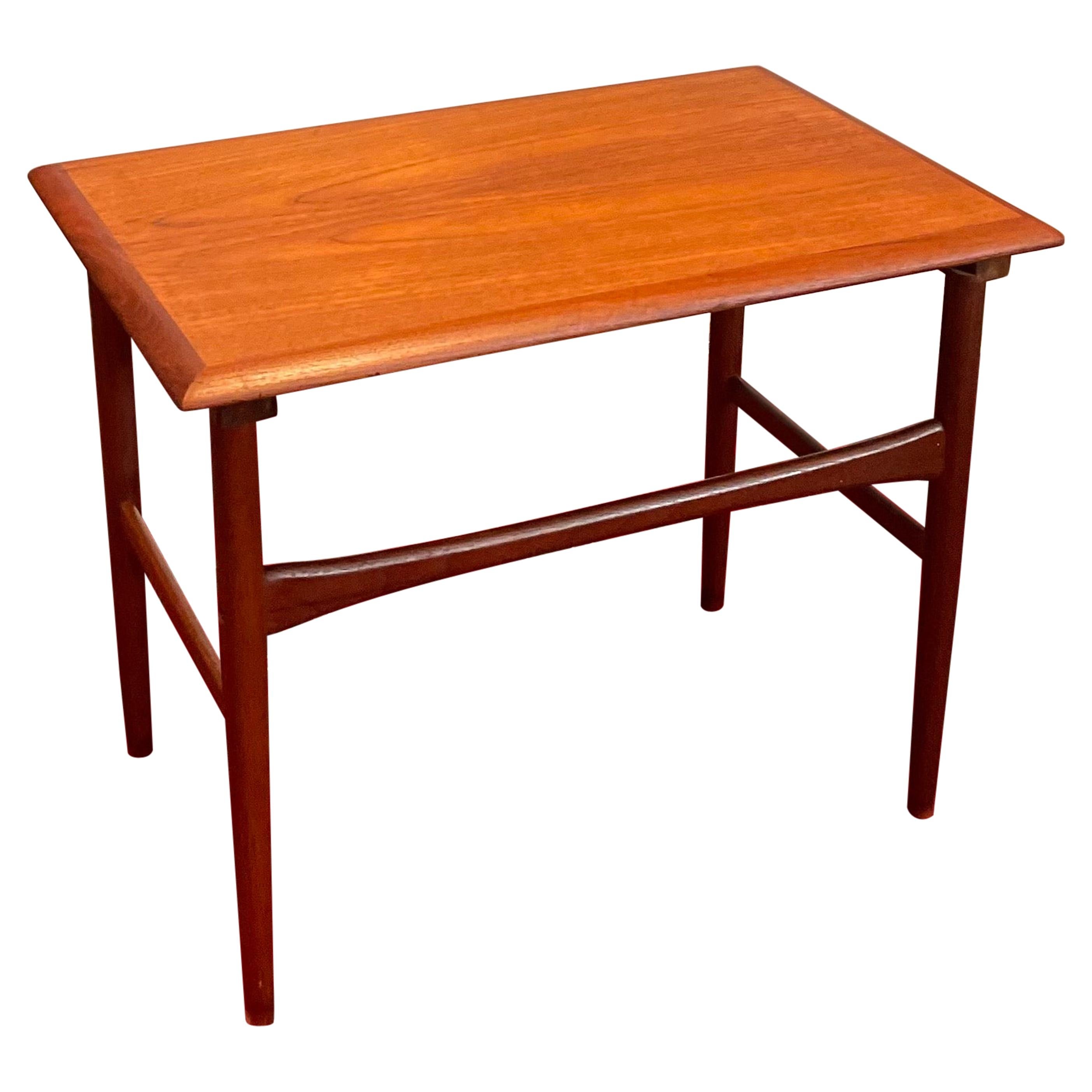 Danish Modern Teak Cocktail End Table at 1stDibs