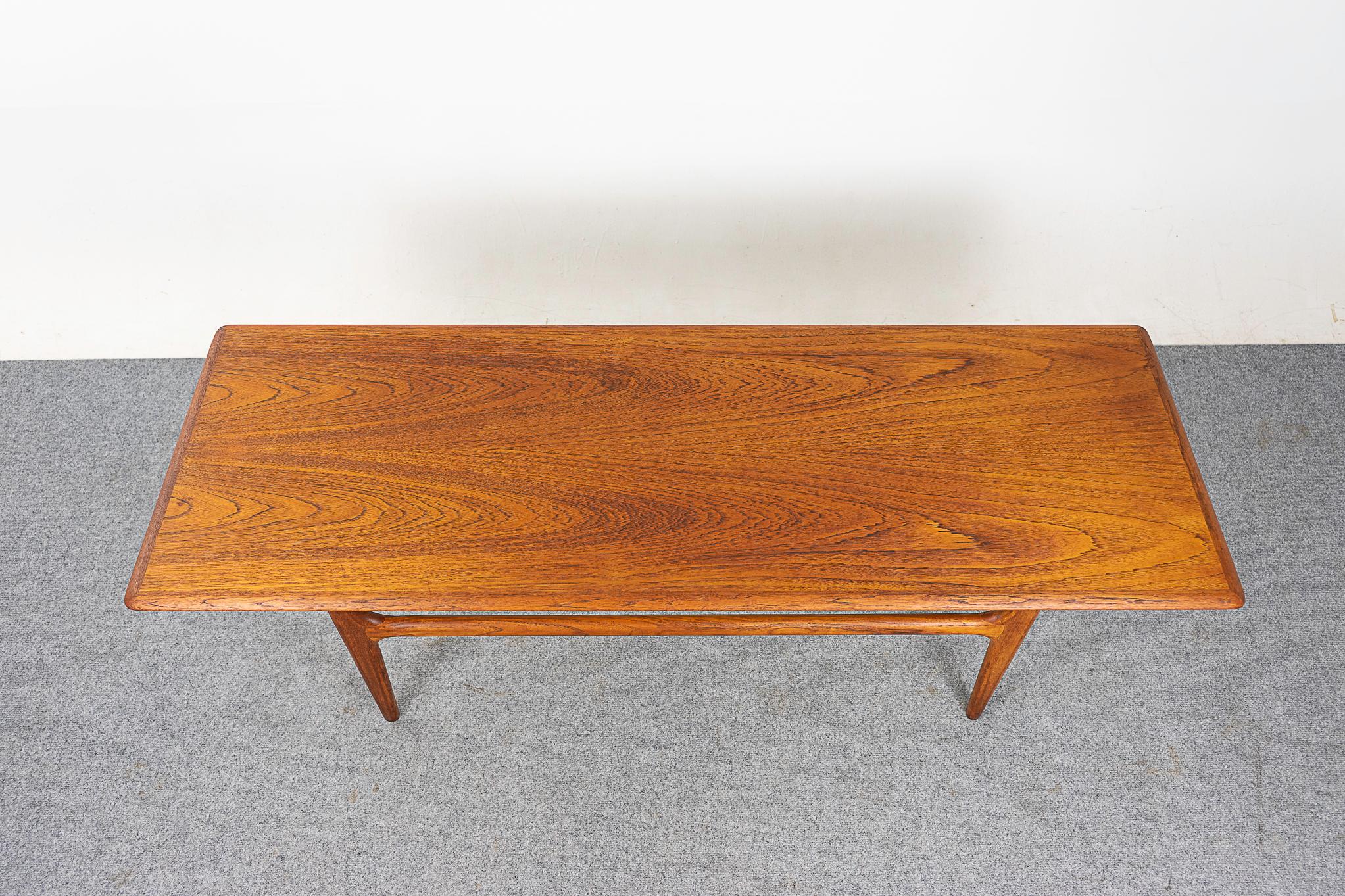 Danish Modern Teak Coffee Table by Trioh For Sale at 1stDibs | trioh table