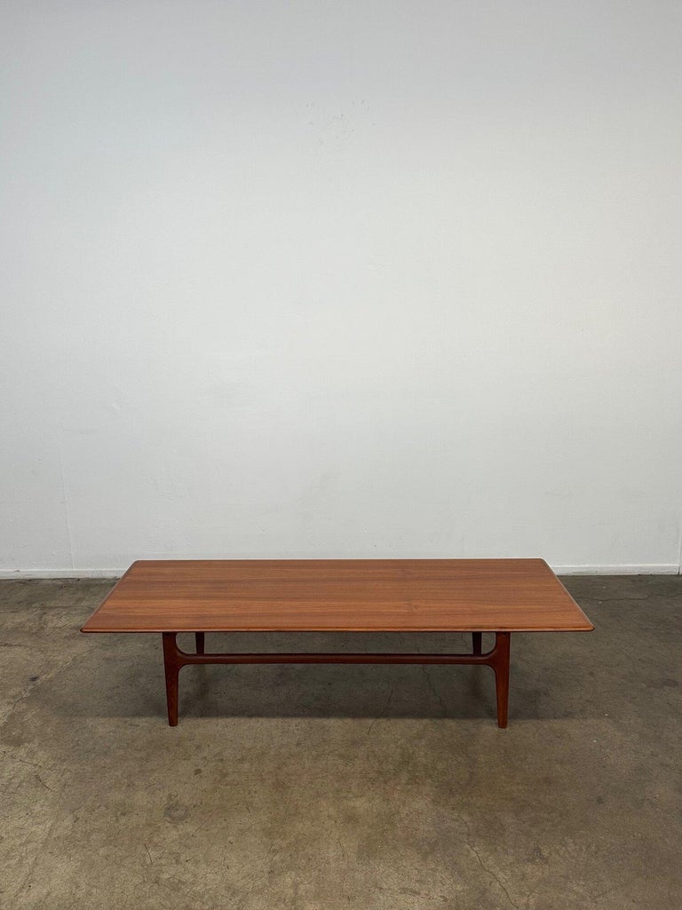 Danish Modern Teak Coffee Table For Sale at 1stDibs
