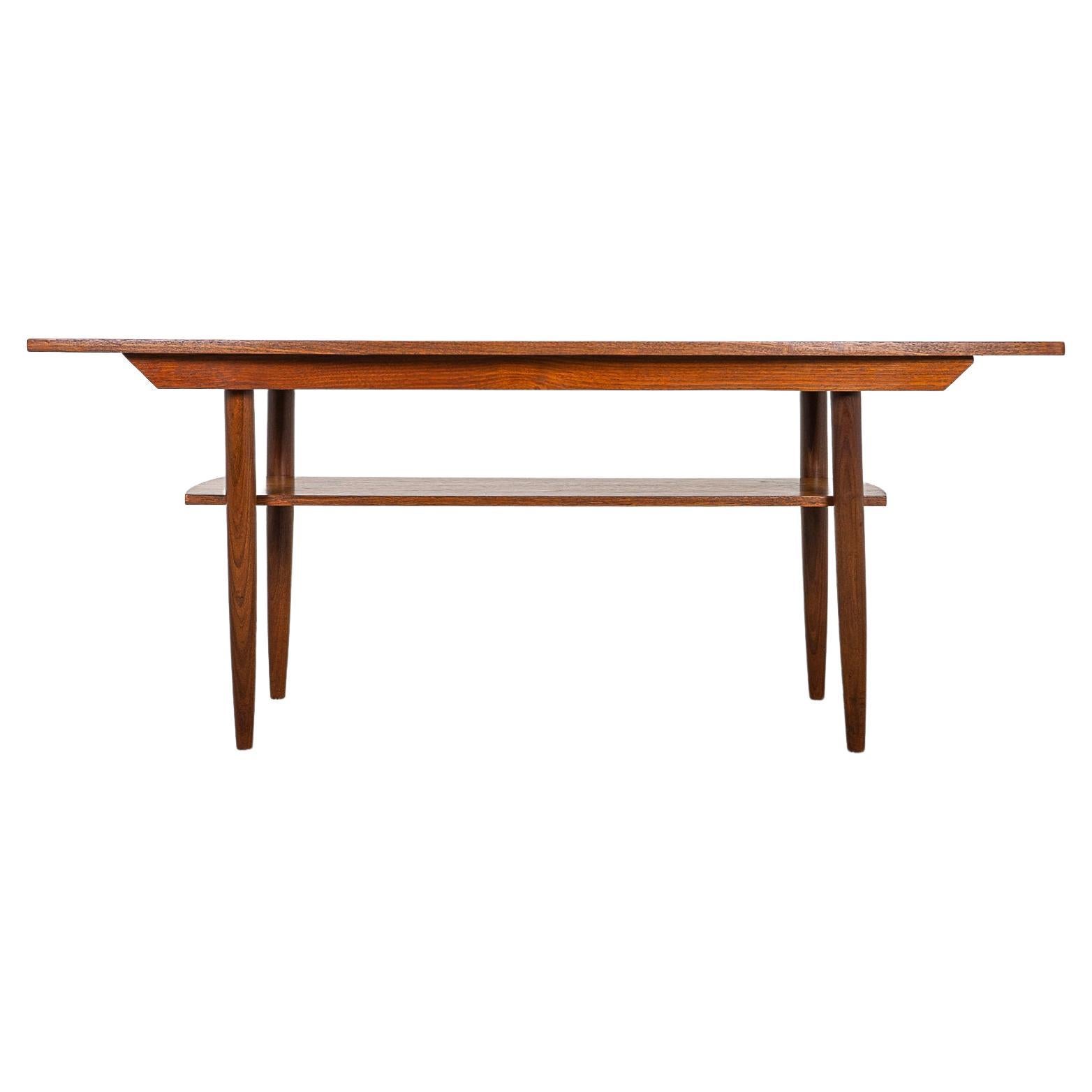 Danish Modern Teak Coffee Table by Trioh For Sale at 1stDibs | trioh table