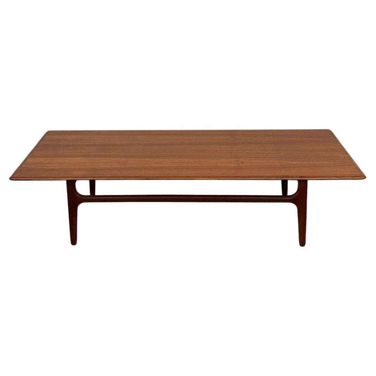 Danish Modern Teak Coffee Table For Sale at 1stDibs