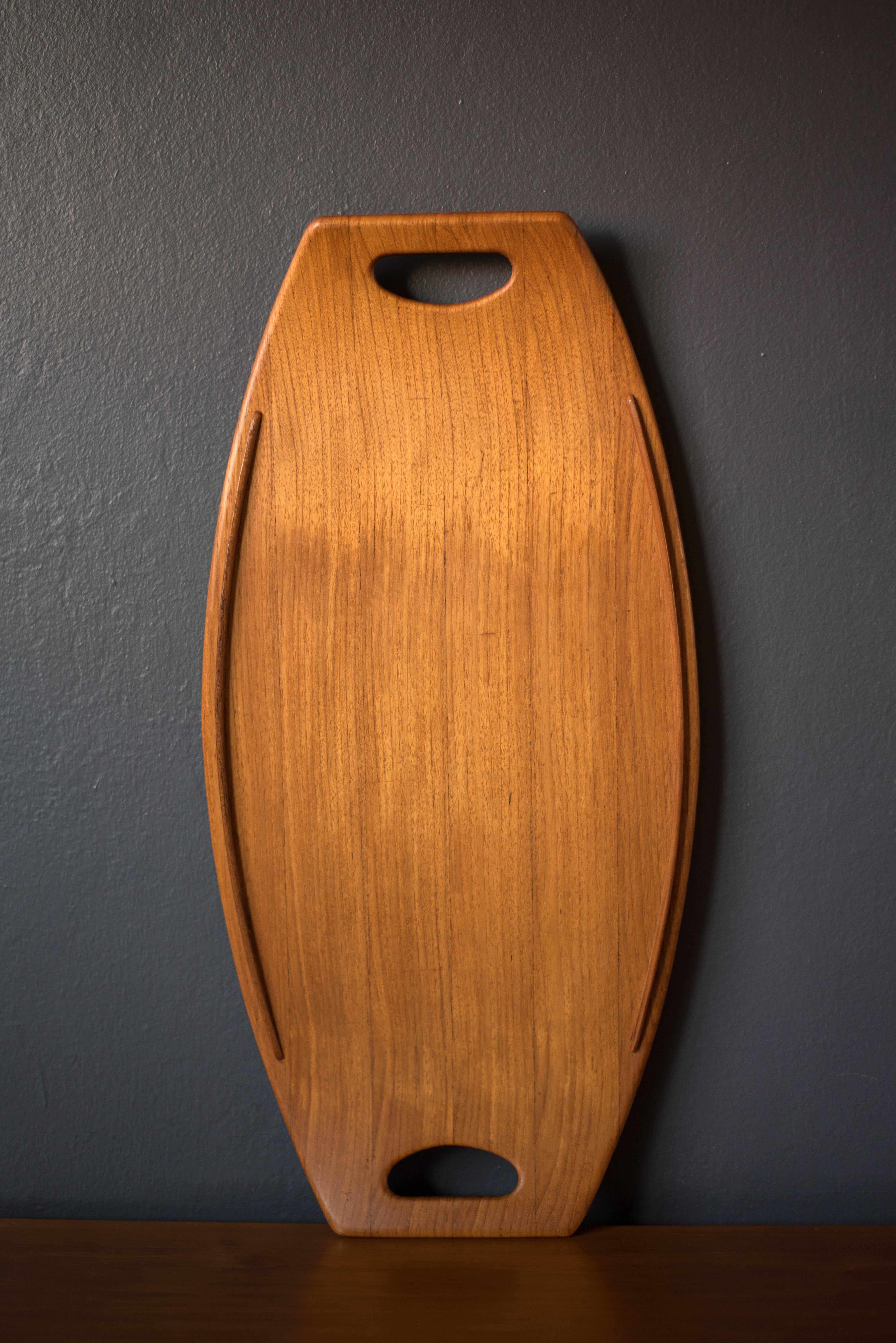 Danish Modern Teak Dansk Serving Tray Platter by Jens H. Quistgaard at ...
