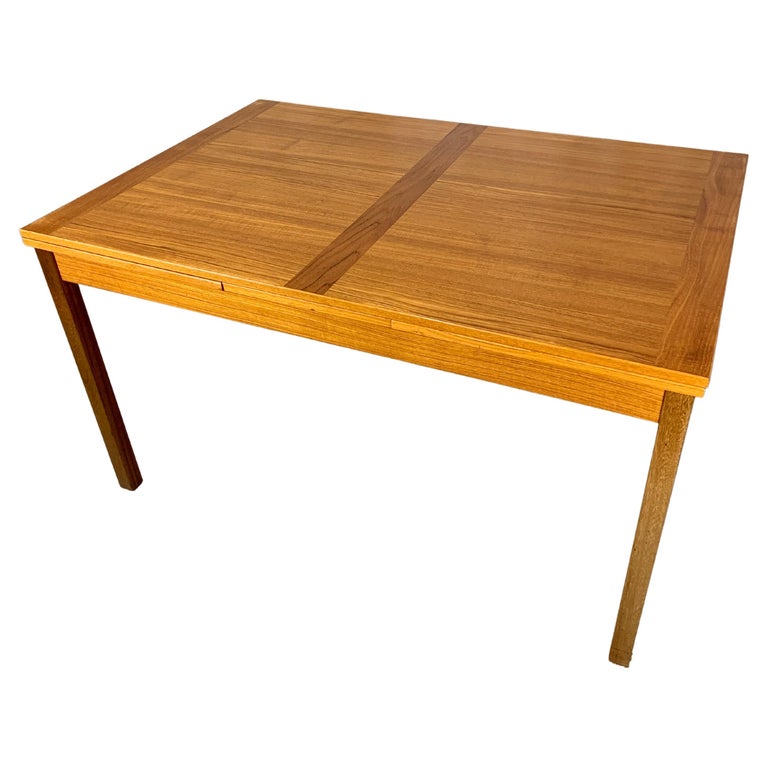 Danish Modern Teak Dining Table For Sale at 1stDibs