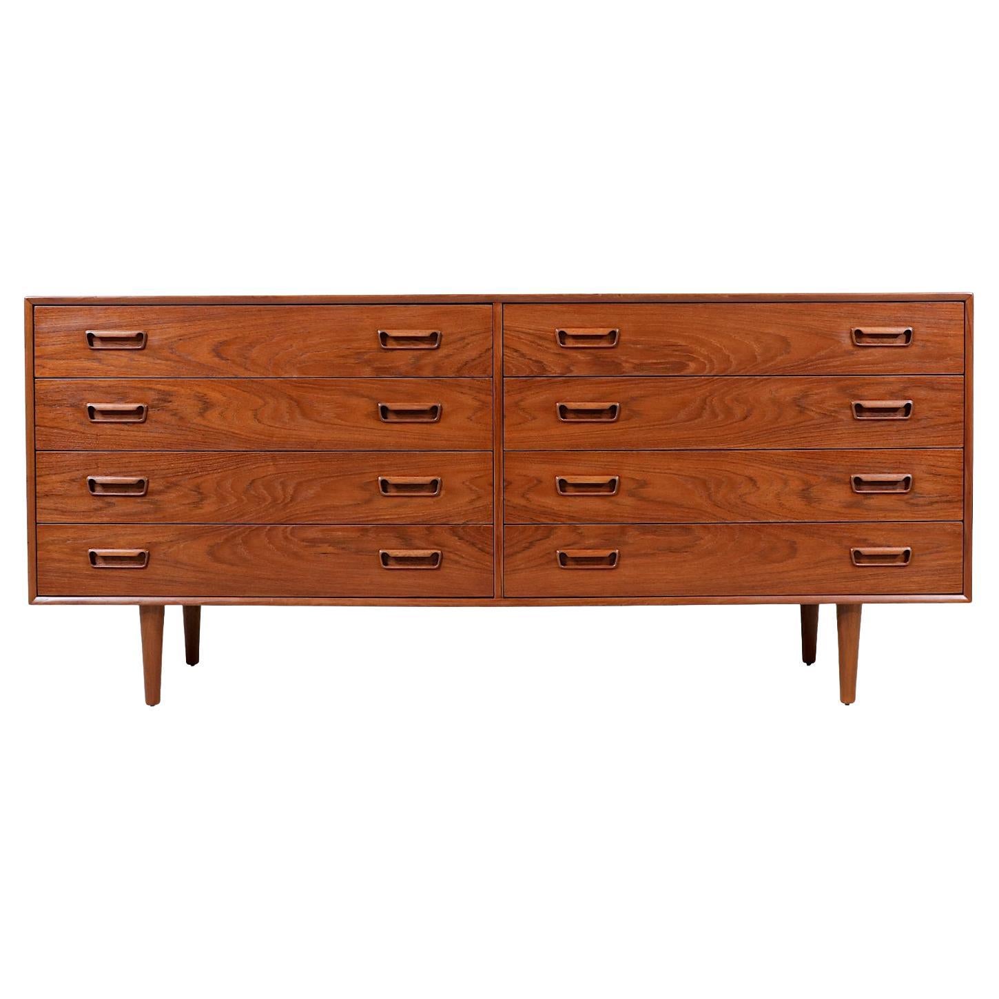 Danish Modern Rosewood and Teak Dresser by William Watting at 1stDibs