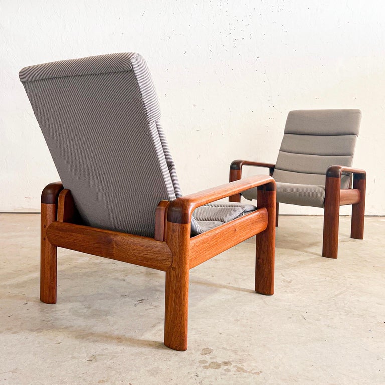 Danish Modern Teak Lounge Chairs by Drylund For Sale at 1stDibs