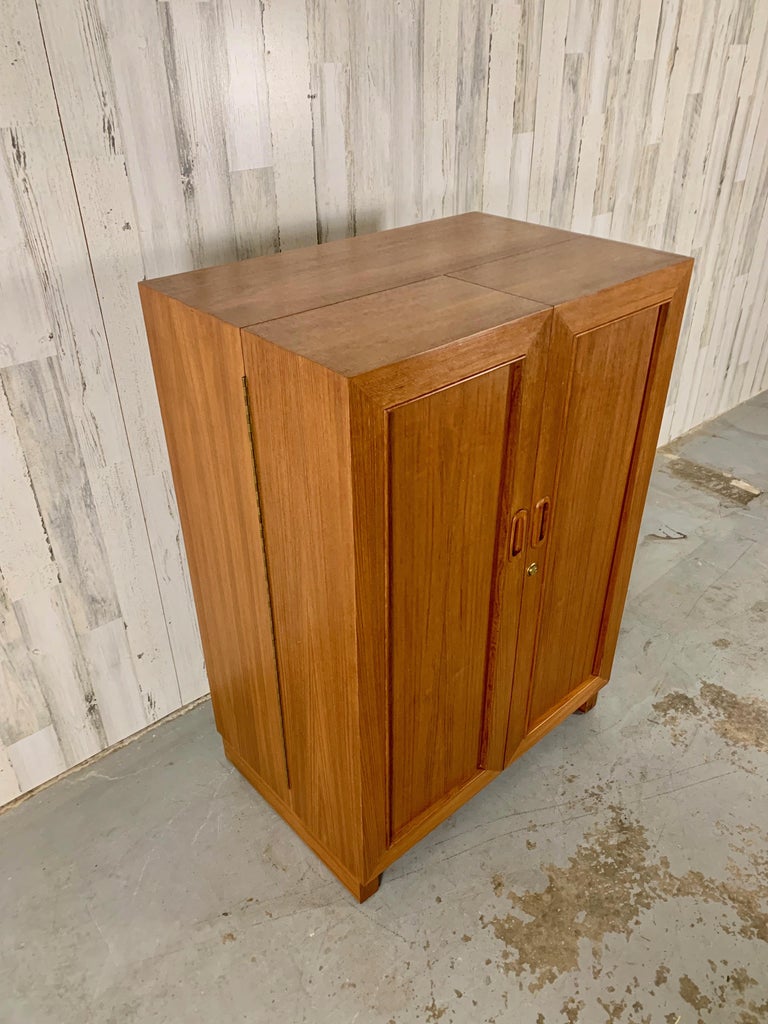 Danish Modern Teak Magic Box Desk at 1stDibs