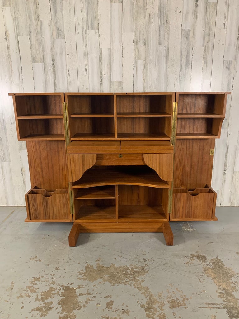 Danish Modern Teak Magic Box Desk at 1stDibs