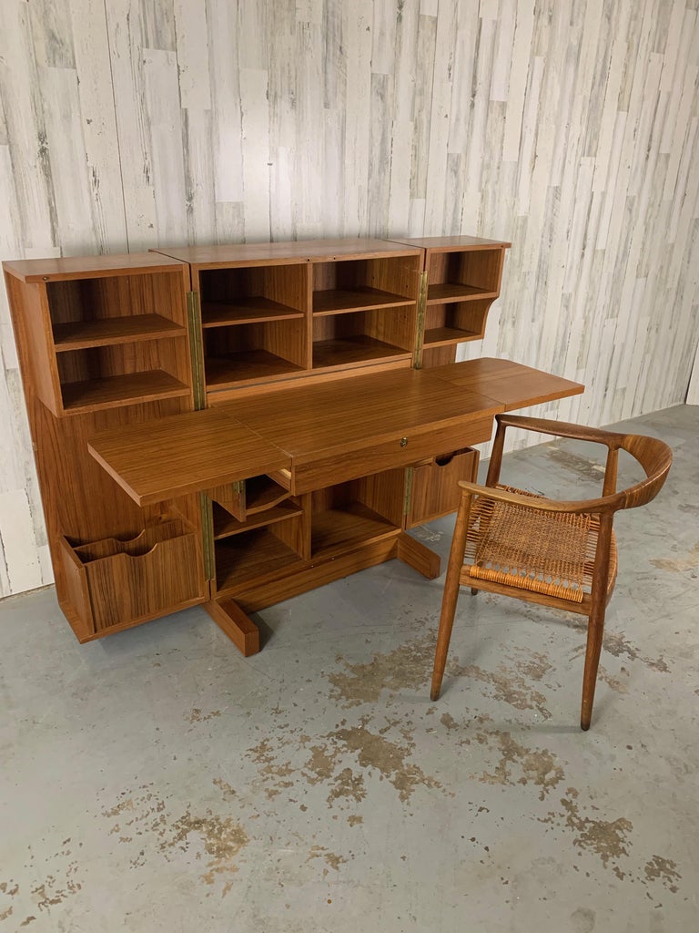 Danish Modern Teak Magic Box Desk at 1stDibs