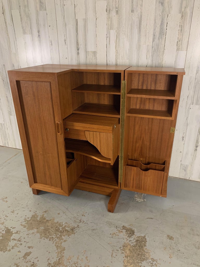 Danish Modern Teak Magic Box Desk at 1stDibs