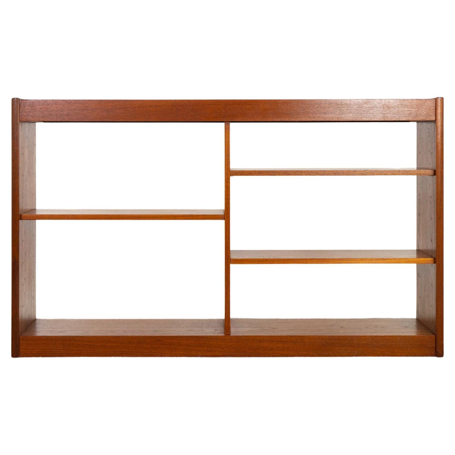 Danish Modern Teak Bookcase For Sale at 1stDibs