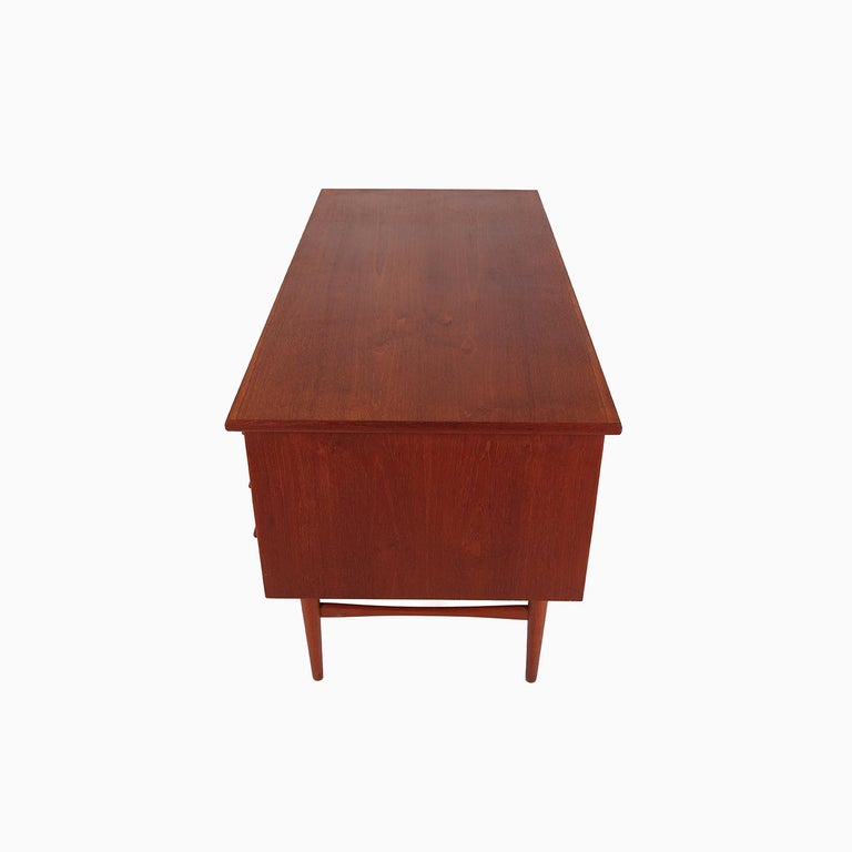 Danish Modern Teak Small Desk For Sale at 1stDibs