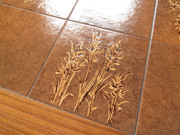 Danish Modern Tile Top Coffee Table at 1stDibs | danish tile coffee table