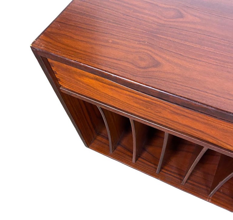 Danish Modern Turntable Record Player Media Cabinet at 1stDibs ...