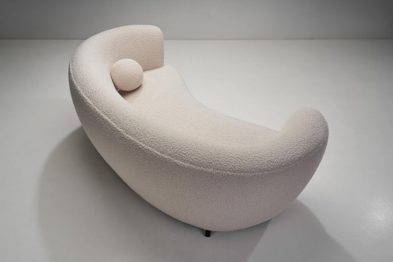 Danish Modern Two-Seater Sofa with an Accent Pillow, Denmark ca 1940s ...