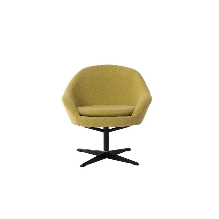 Danish Modern Upholstered Pod Lounge For Sale at 1stDibs