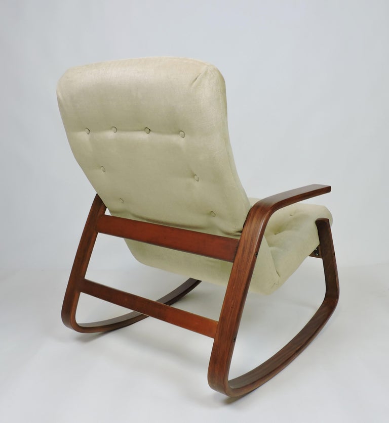 Danish Modern Westnofa Norway Bentwood Rocking Chair by Ingmar Relling ...