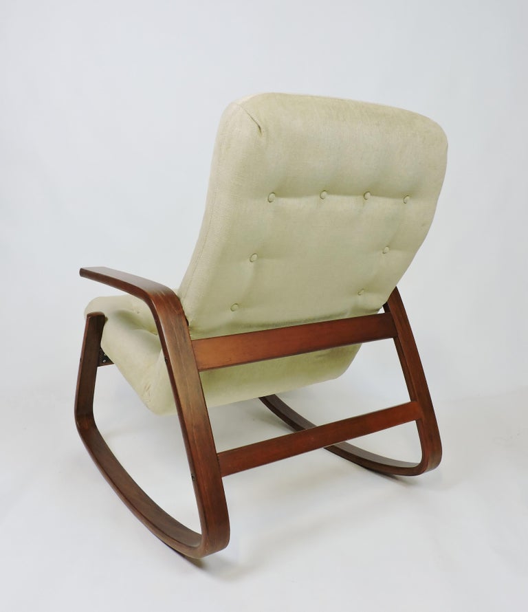 Danish Modern Westnofa Norway Bentwood Rocking Chair by Ingmar Relling ...