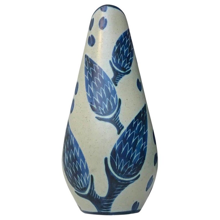 Danish Modernist Ceramic Jug Vase by Einar Johansen for Søholm, 1960s ...