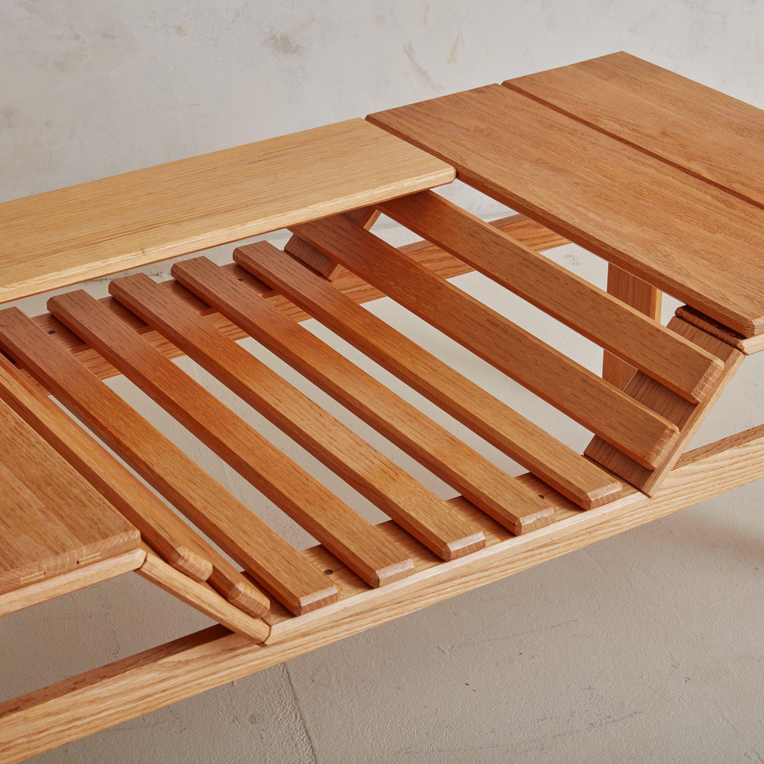 Danish Natural Wood Bench/Coffee Table, Mid 20th Century For Sale at ...