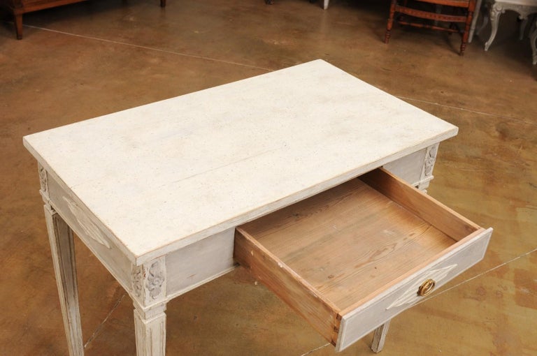 Danish Neoclassical Style 19th Century Two-Toned Painted Wood Console ...