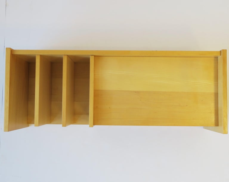 Danish Oak Desk Office Organizer with Shelves For Sale at 1stDibs