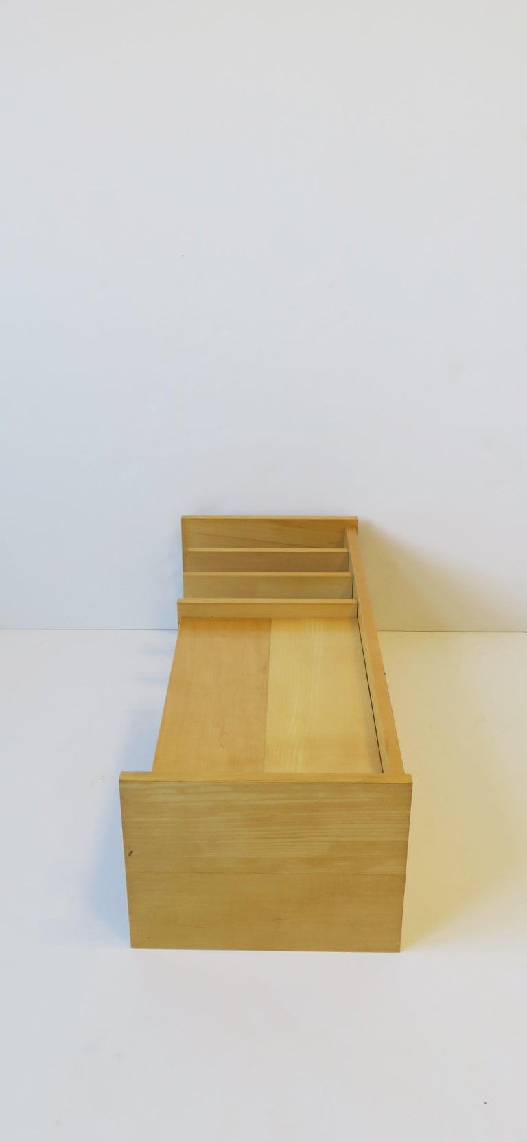 Danish Oak Desk Office Organizer with Shelves For Sale at 1stDibs