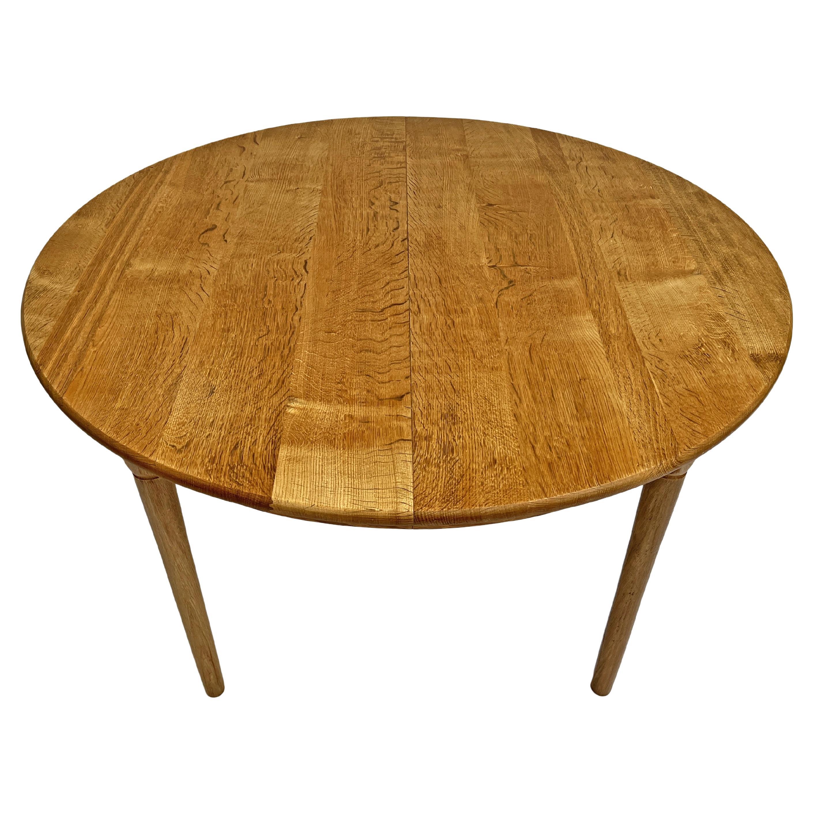Danish Oak Extending Dining Table Mid Century 1960s For Sale at 1stDibs