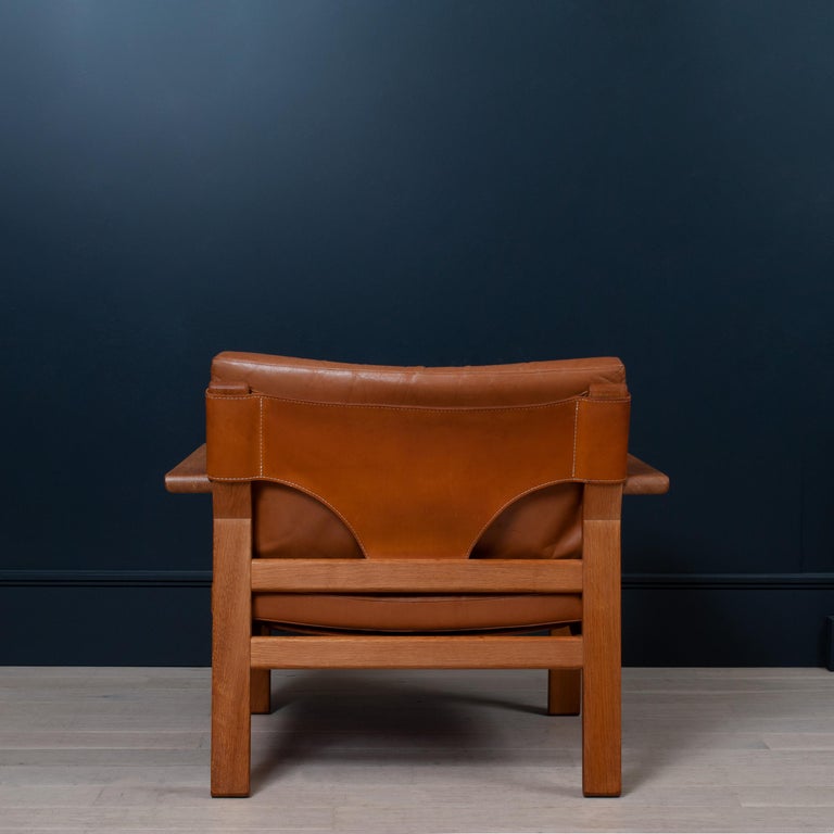 Danish Oak Hunter Spanish Chairs For Sale at 1stDibs