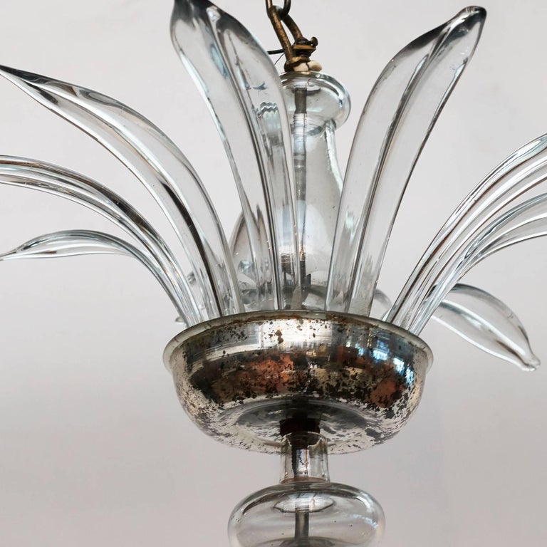 Danish or Possibly North German Baroque Crystal Glass Chandelier, circa ...