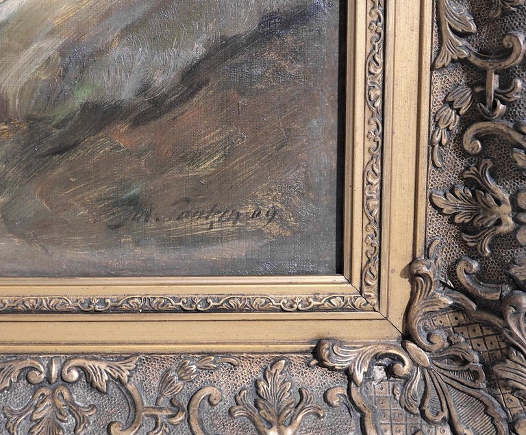 Danish Painting by Julius Paulsen For Sale at 1stDibs